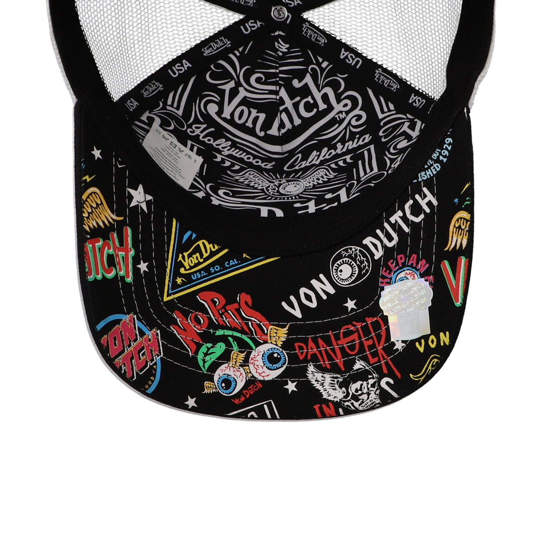 Gorra Von Dutch Jax Trucker Logo Negro Unitalla – 2CAP