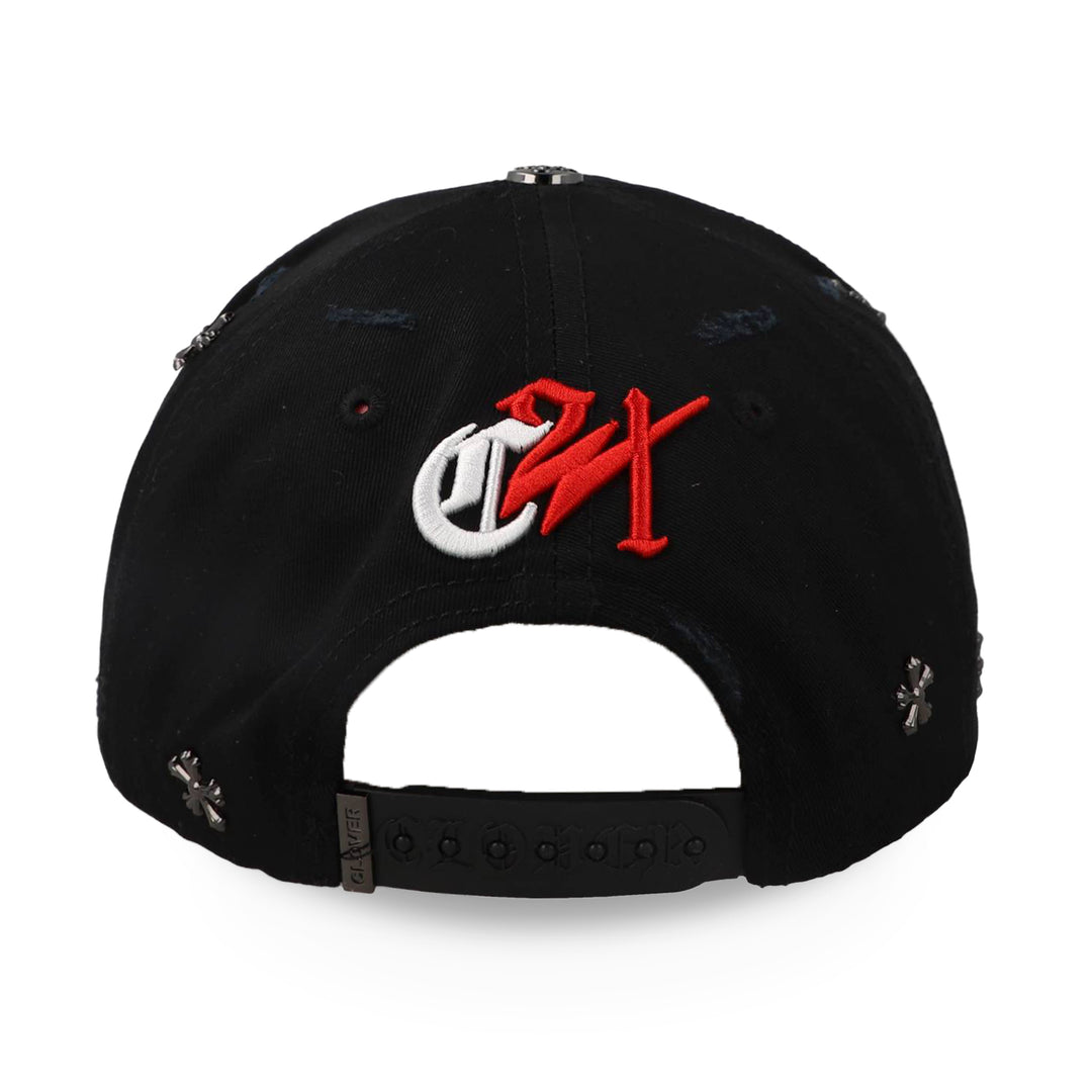 Gorra Clover Garments Calle 24 Chrome Cross Negra Unitalla – 2CAP