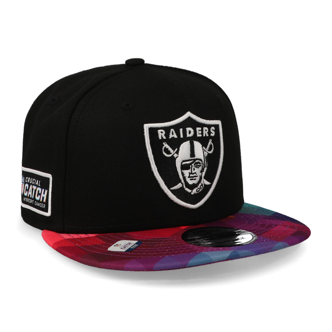 Gorra New Era 9 Fifty NFL Raiders Crucial Catch 23 Negro Unitalla – 2CAP