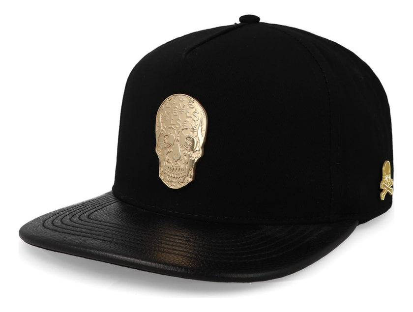Gorra Cash Only 23 Skull Golden Negro Unitalla – 2CAP