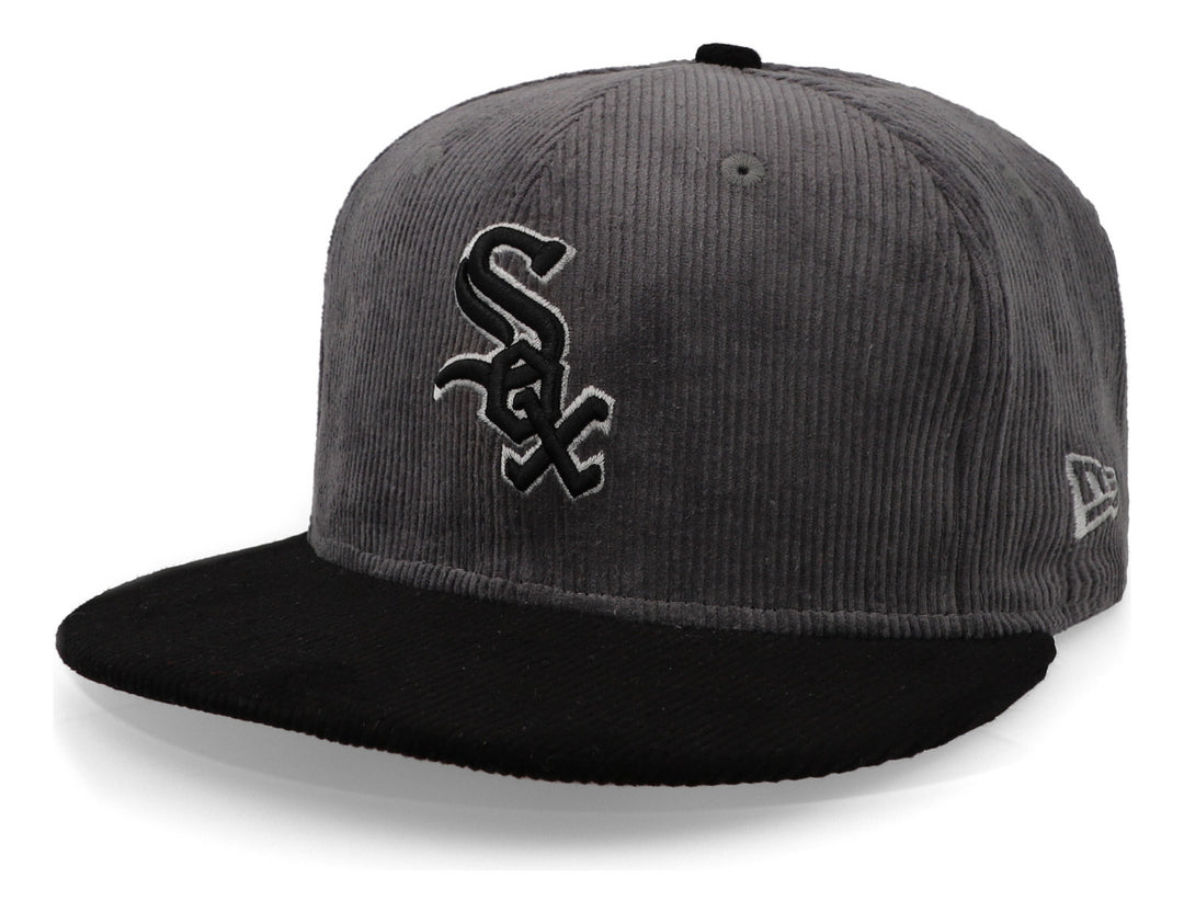 Gorra New Era 59 Fifty MLB White Sox Cord Gris Cerrada – 2CAP