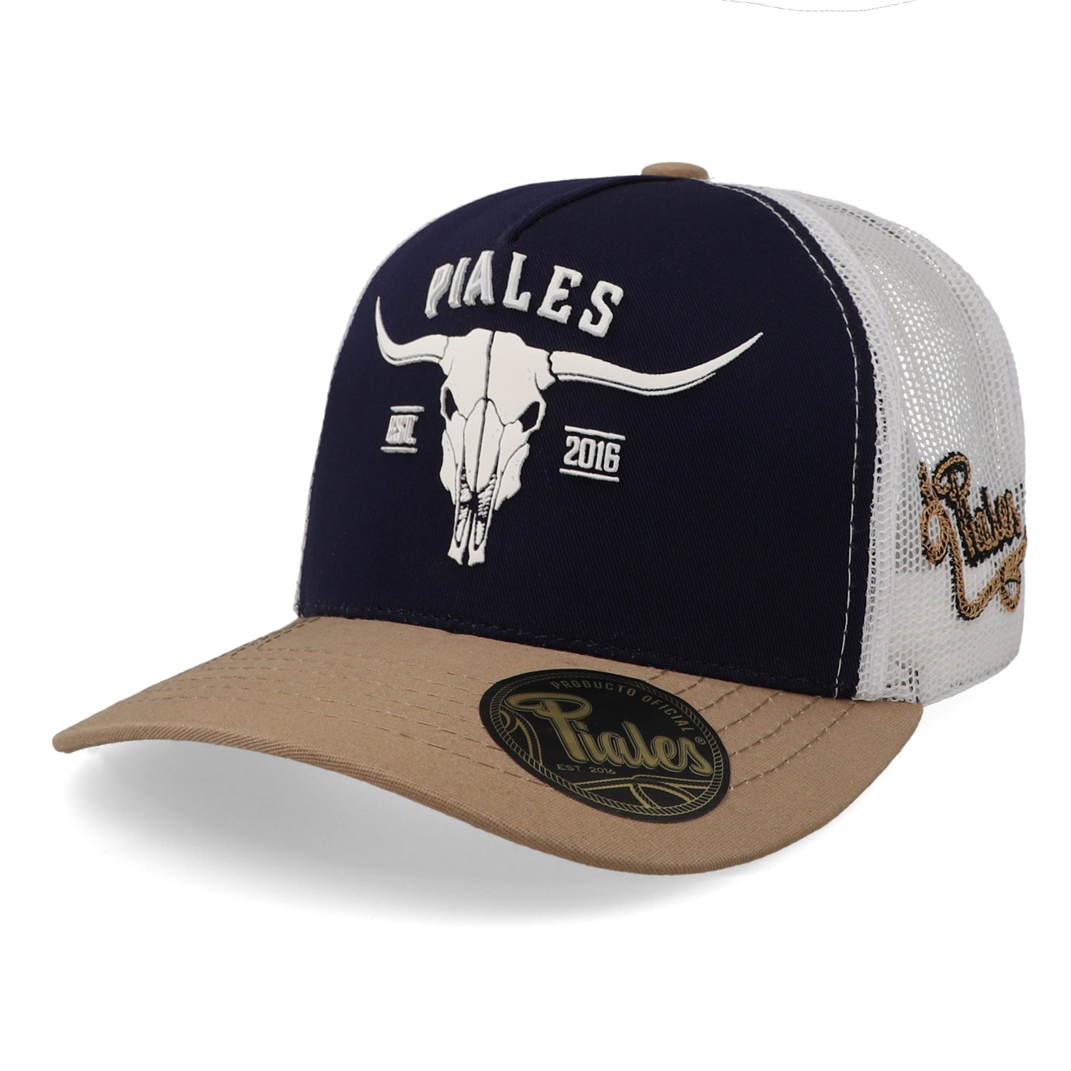 Gorra Piales Básica Long Horn Marino Unitalla – 2CAP