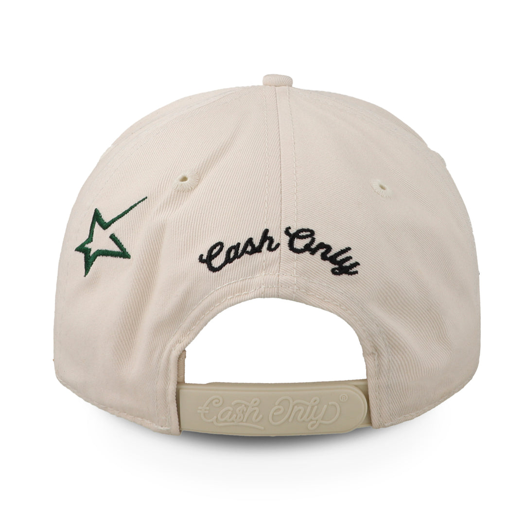 Gorra Cash Only Rico Logo Blanco Curva Cerrado – 2CAP